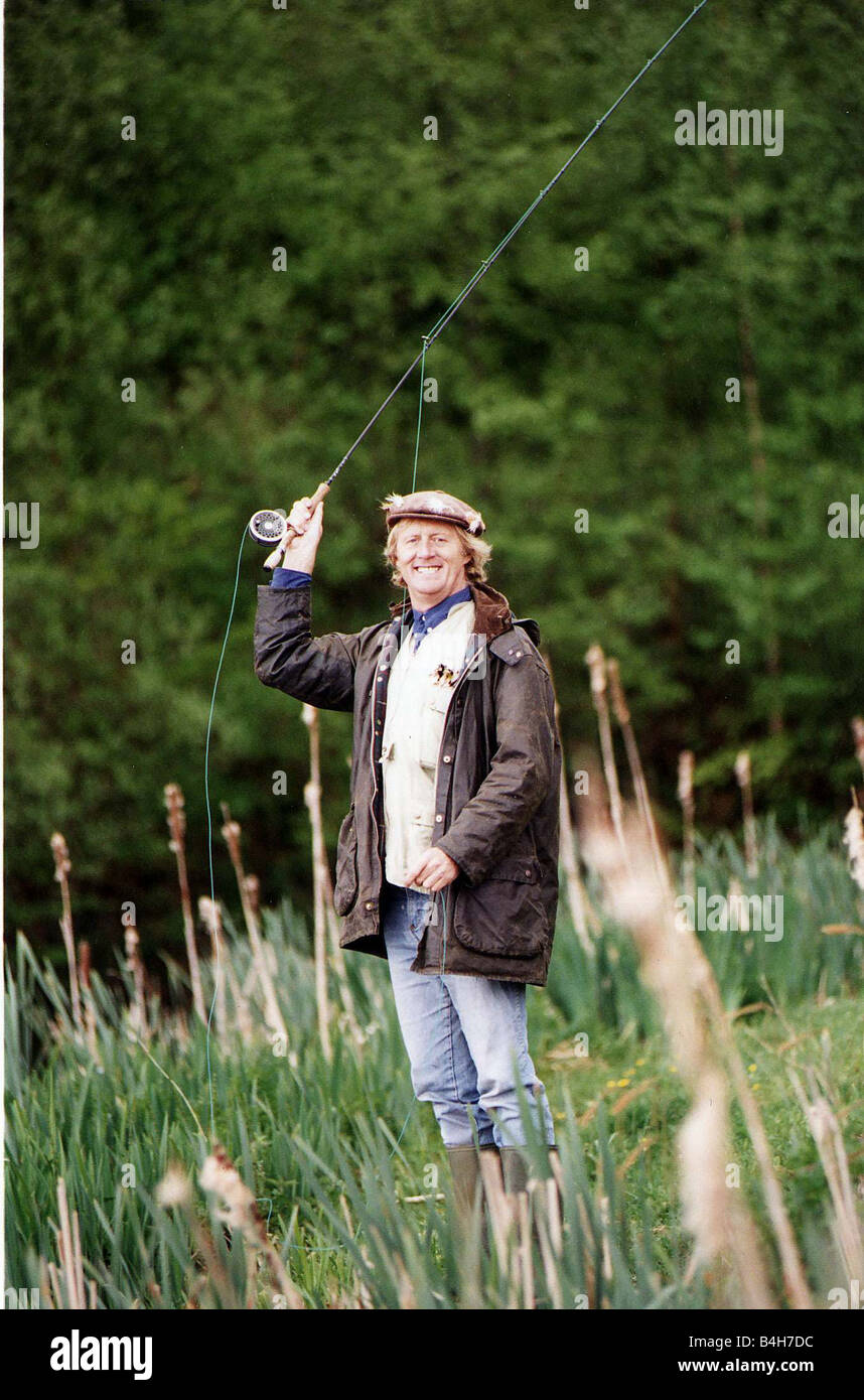 Chris Tarrant Capital Radio Disc Jockey and TV Presenter fishing at ...