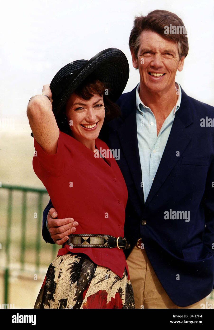 Susan Gilmore Actress standing with Actor Maurice Colbozne Stock Photo ...