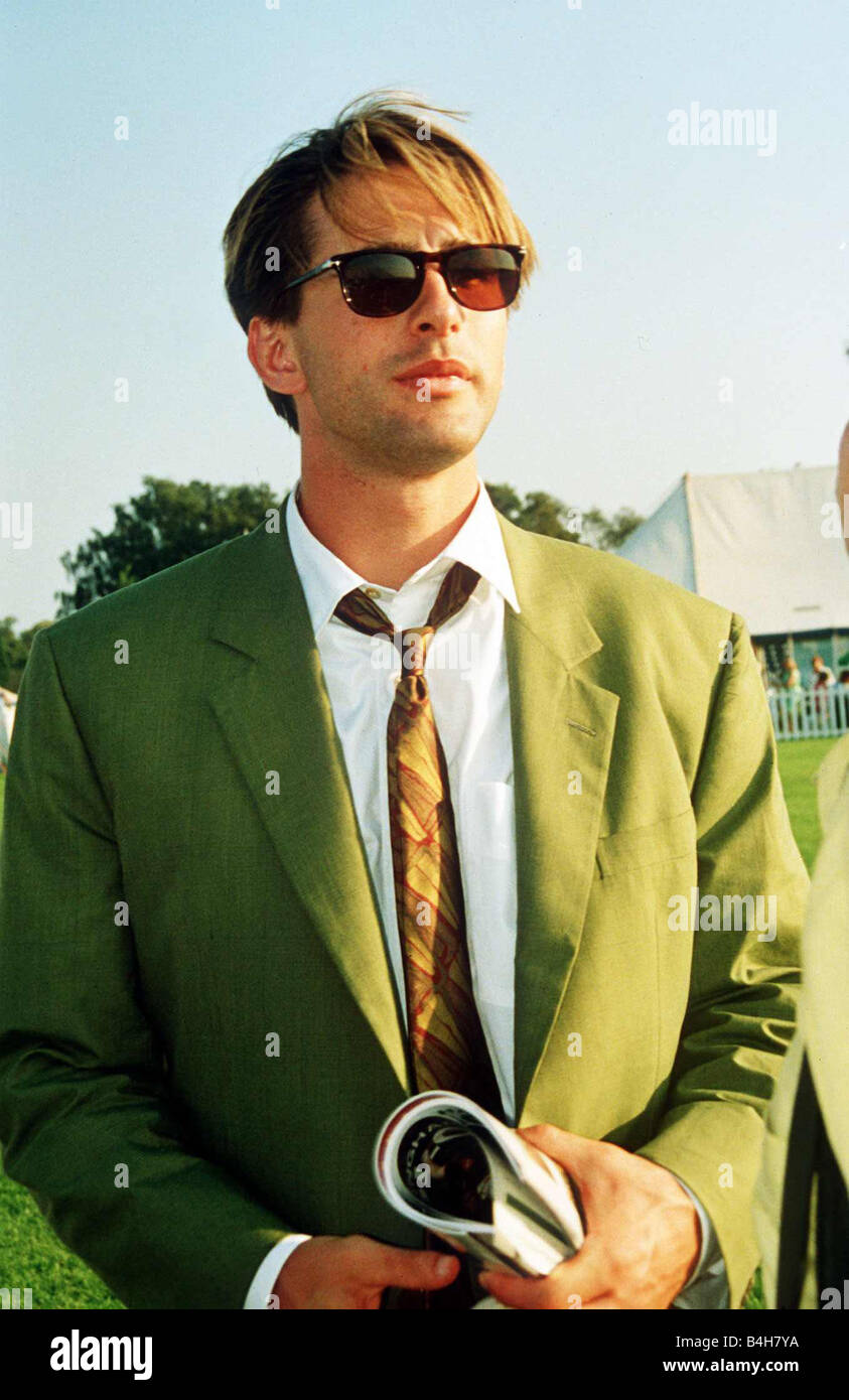 William Baldwin actor Polo match at Windsor Stock Photo - Alamy