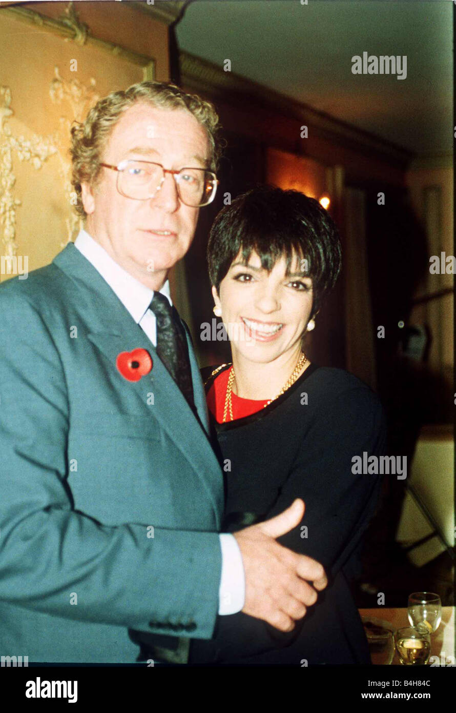 Liza Minnelli Film Actress Singer with Michael Caine Stock Photo - Alamy
