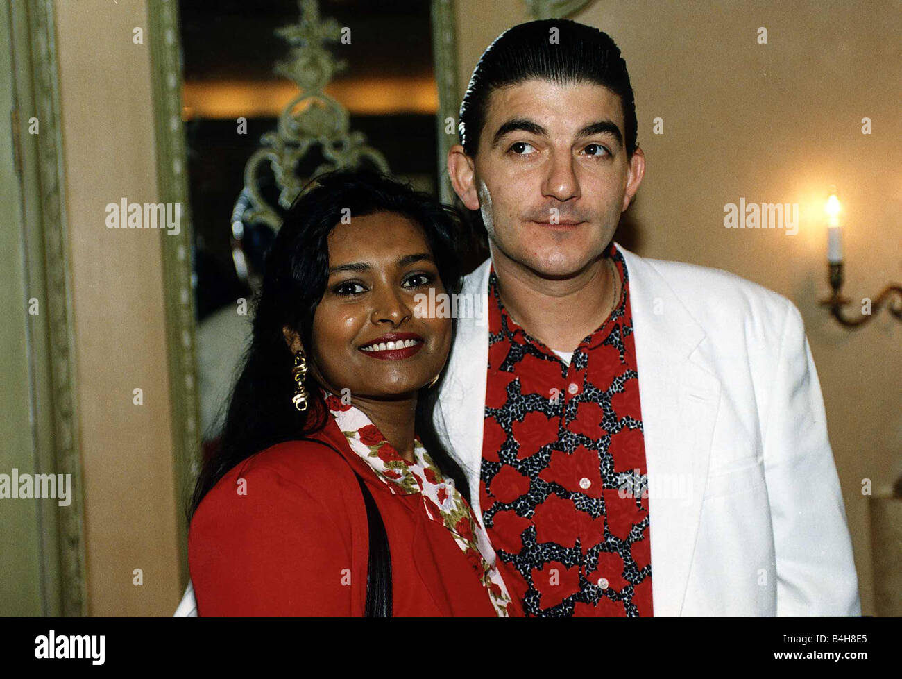 John Altman actor with his wife Brigitte Stock Photo - Alamy