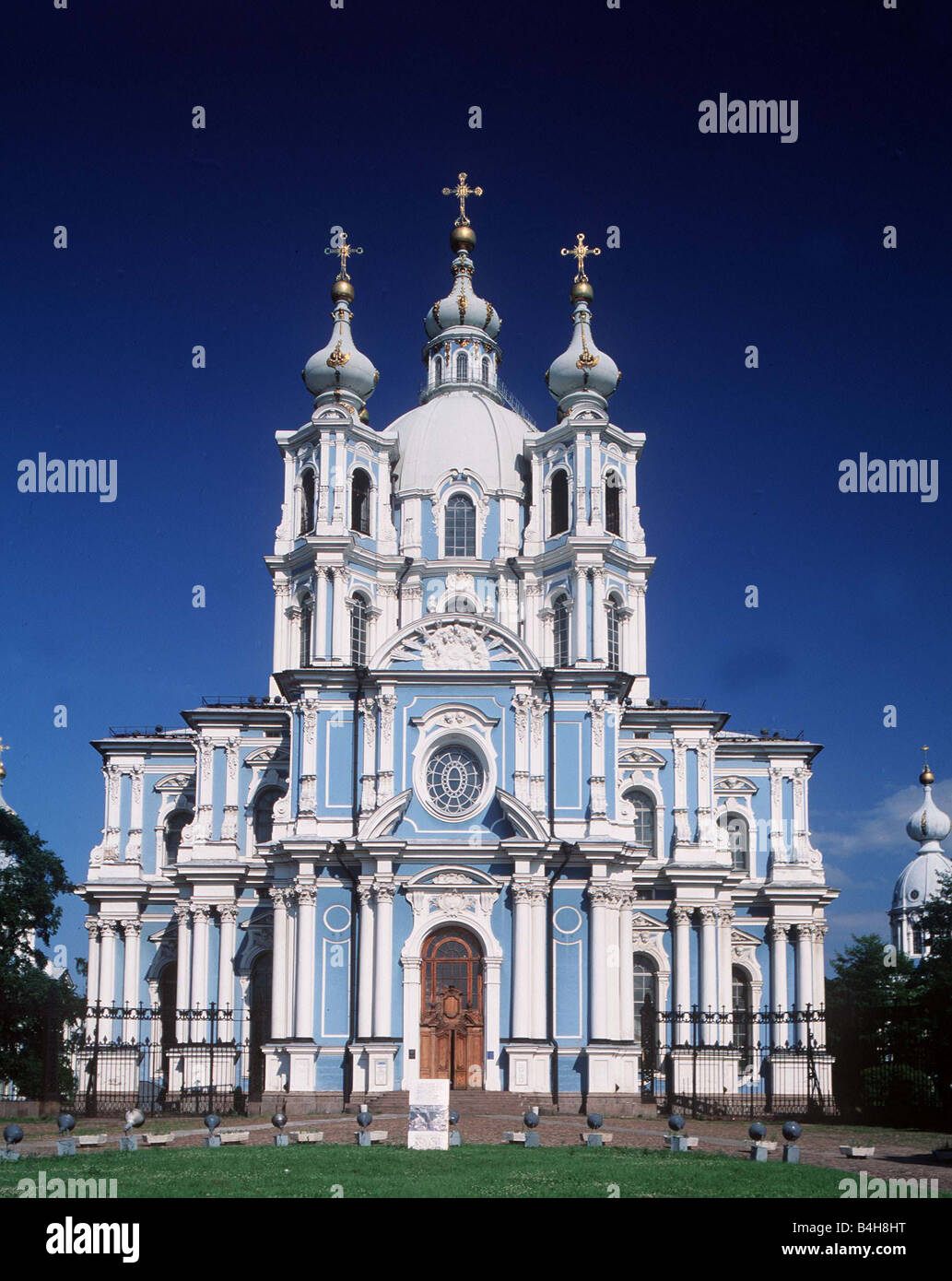 Smolny Monastery in St Petersburg Russia circa 1990 Stock Photo - Alamy