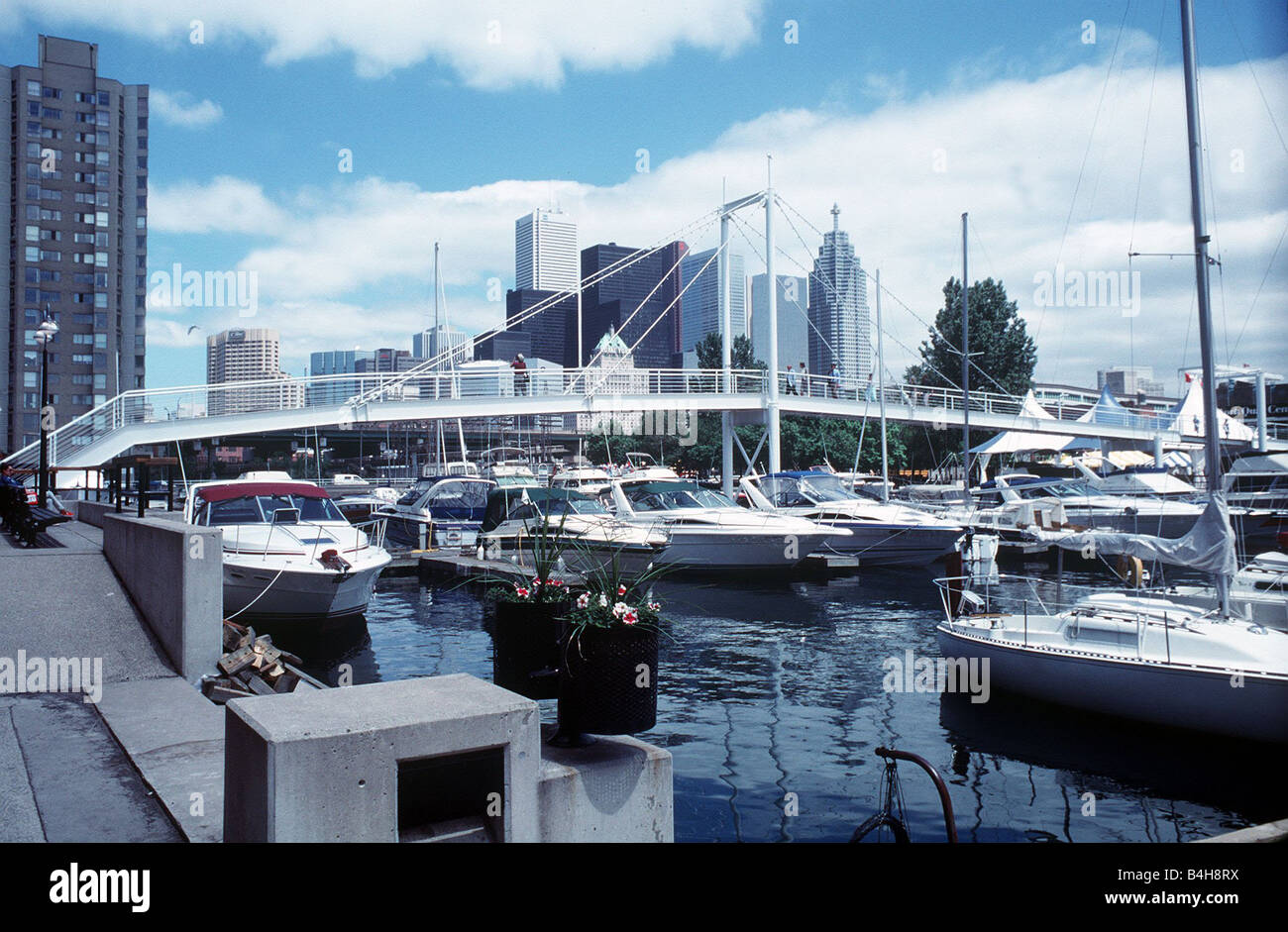 Toronto skyline as seen from York marina Ontario Canada Stock Photo - Alamy