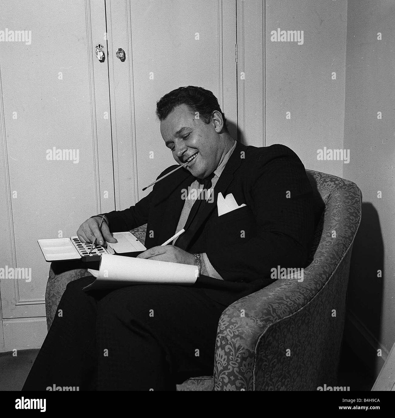 Actor Rod Steiger in London December 1956 Stock Photo - Alamy