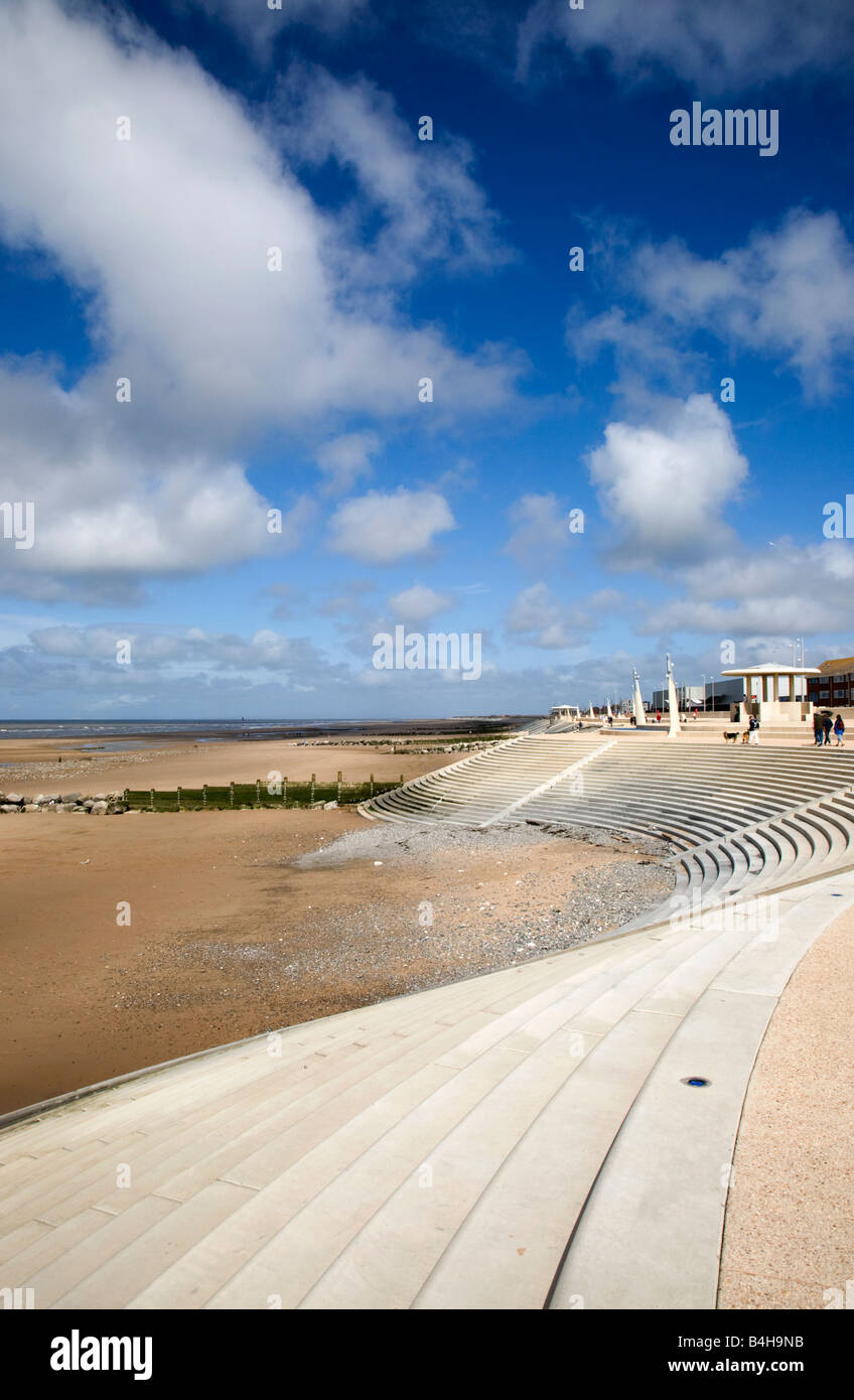 Promenade and seafront at Cleveleys Stock Photo - Alamy