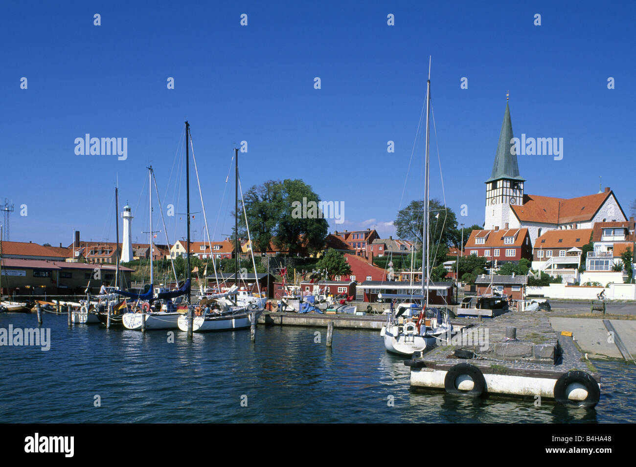 The harbour in ronne hi-res stock photography and images - Alamy