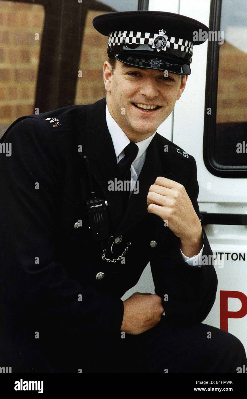 Jonathon Dow Actor as character PC Stringer in ITV TV Programme The ...