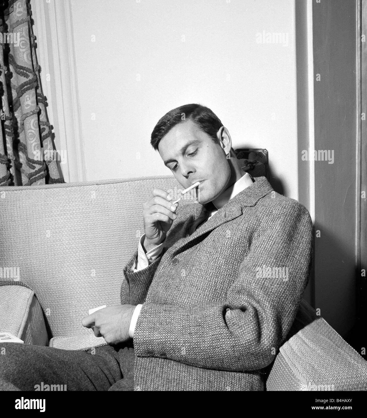 French actor Louis Jourdan March pictured at Claridges Hotel in London ...