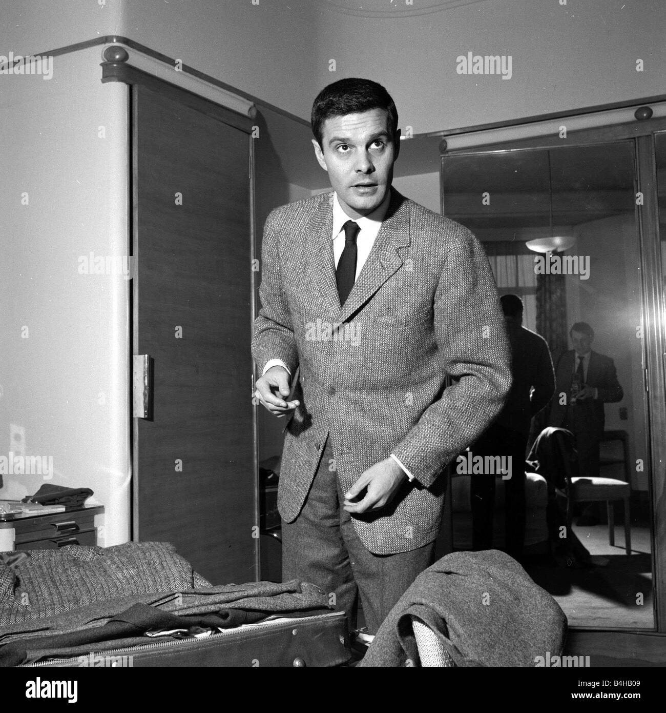 French actor Louis Jourdan pictured at Claridges Hotel in London he is ...