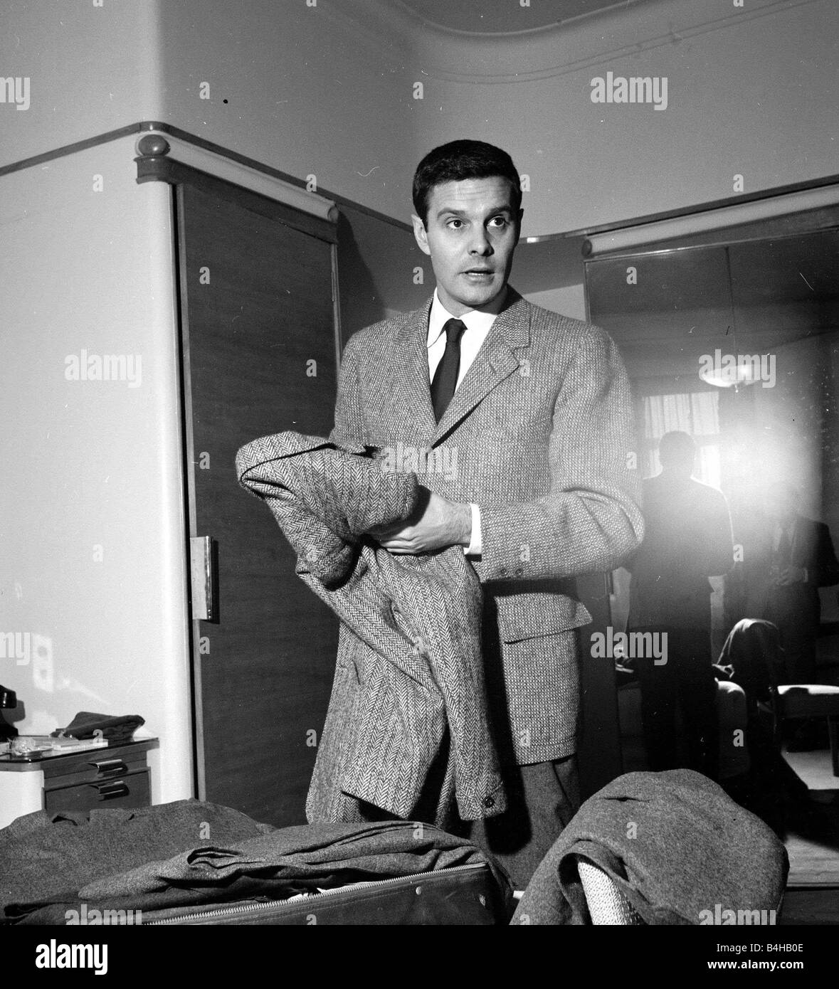 French actor Louis Jourdan pictured at Claridges Hotel in London he is ...
