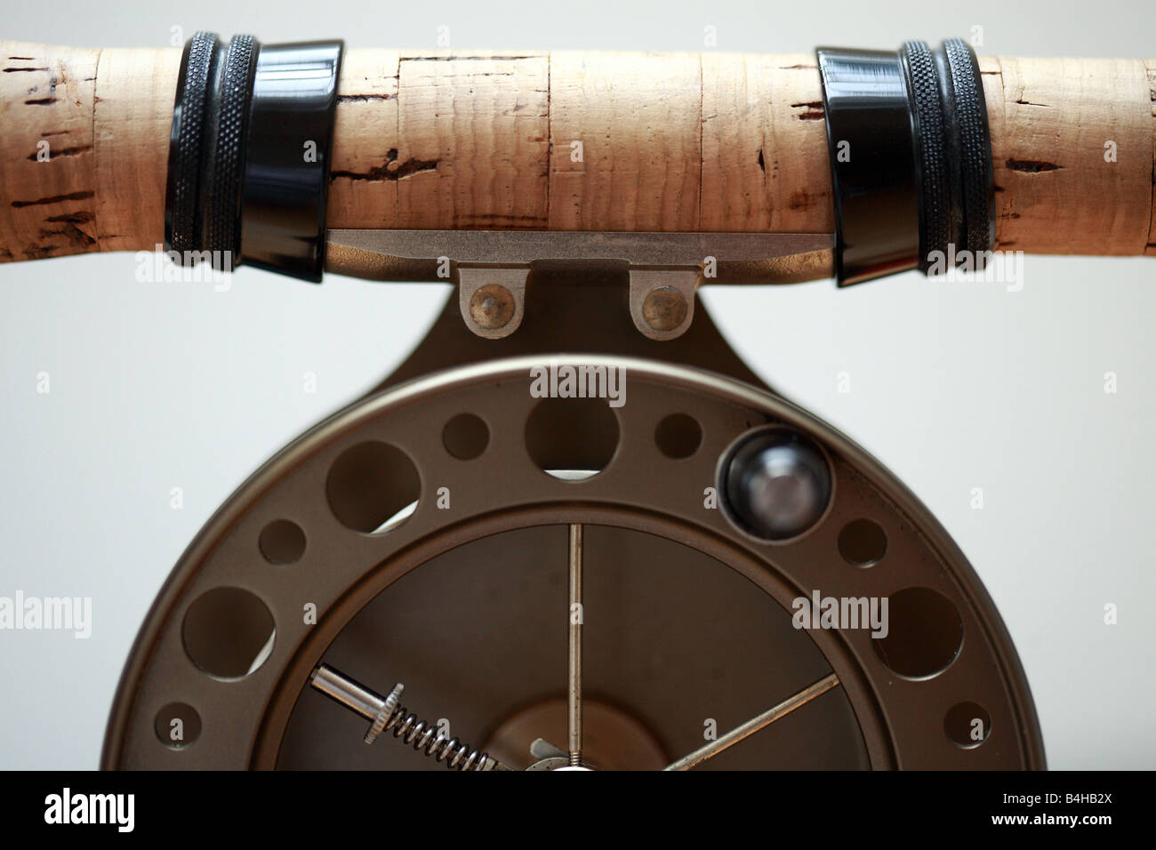 Centre Pin trotting reel Stock Photo - Alamy