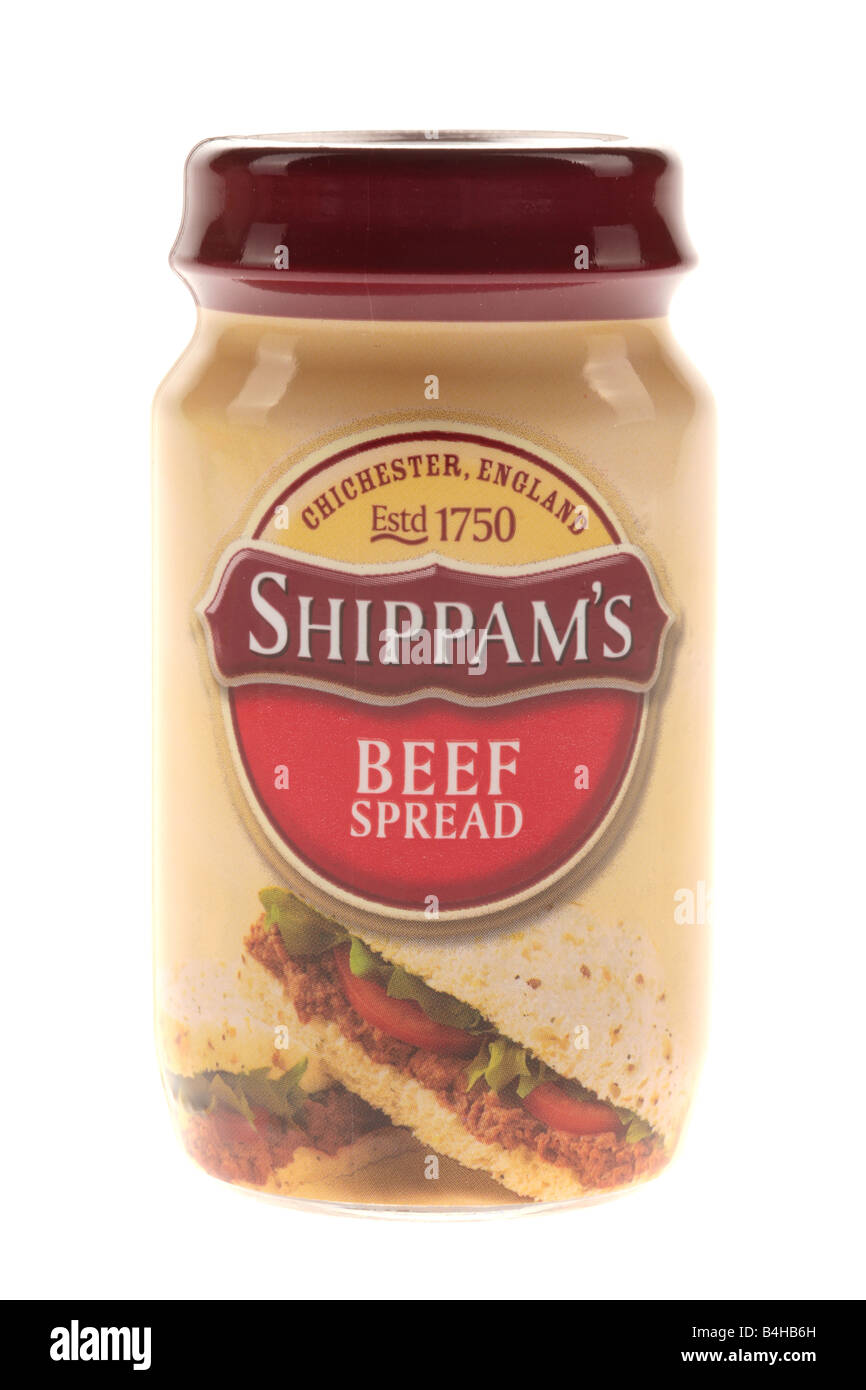 Pot of Beef Spread Stock Photo - Alamy