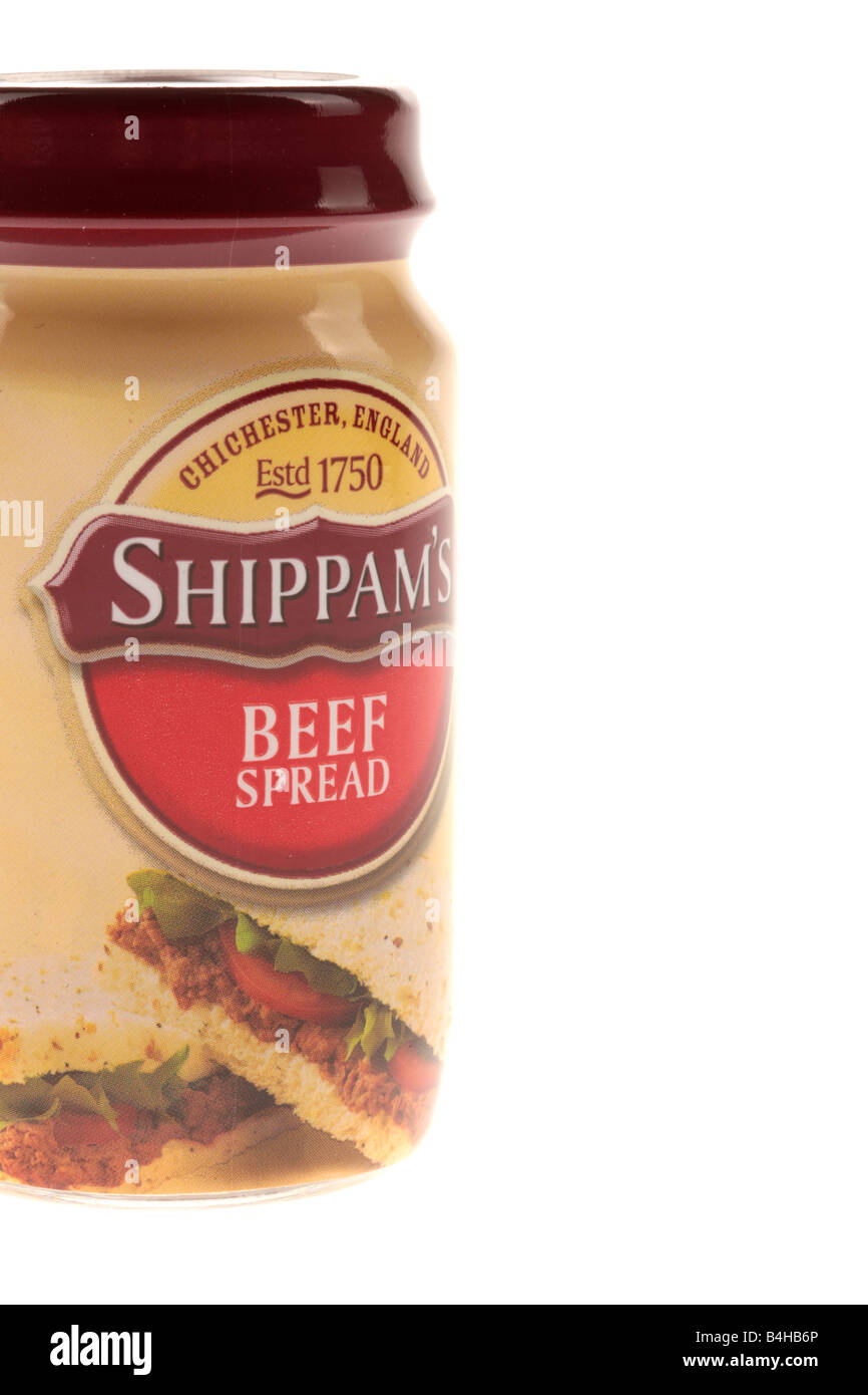 Pot of Beef Spread Stock Photo - Alamy