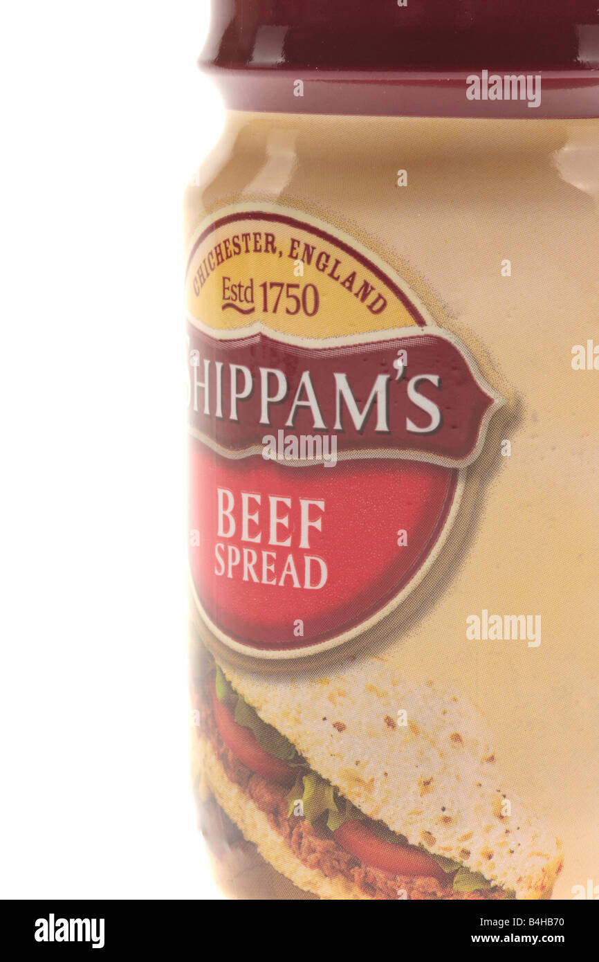 Pot of Beef Spread Stock Photo - Alamy