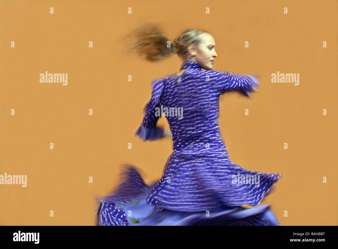 Close-up of female flamenco dancer dancing Stock Photo - Alamy
