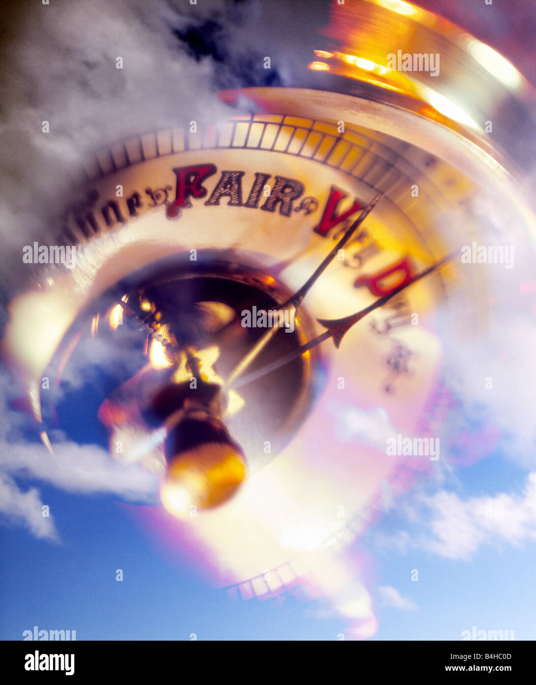 Weather pressure change barometer Stock Photo - Alamy