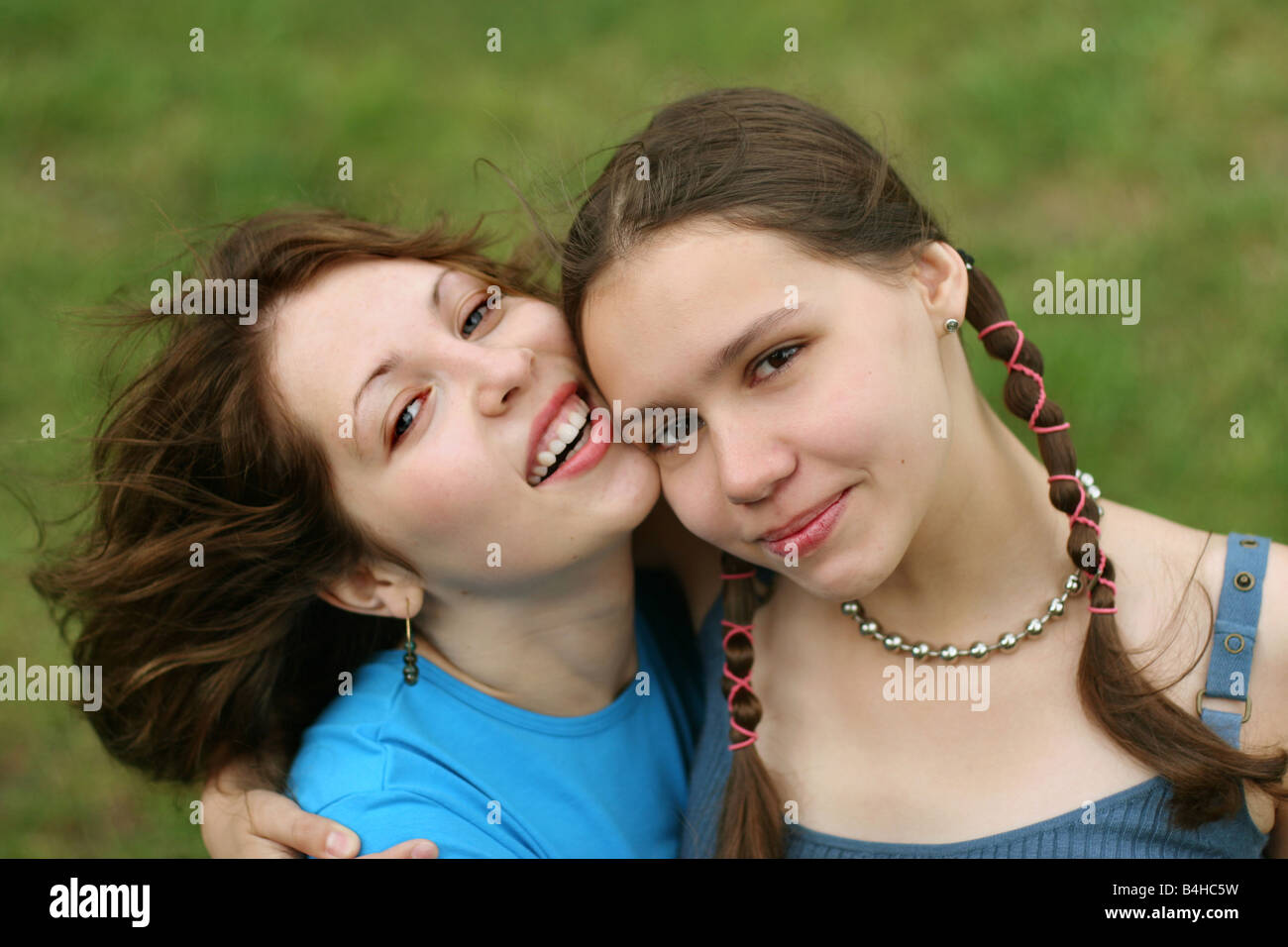 Happy friends outdoors Stock Photo - Alamy