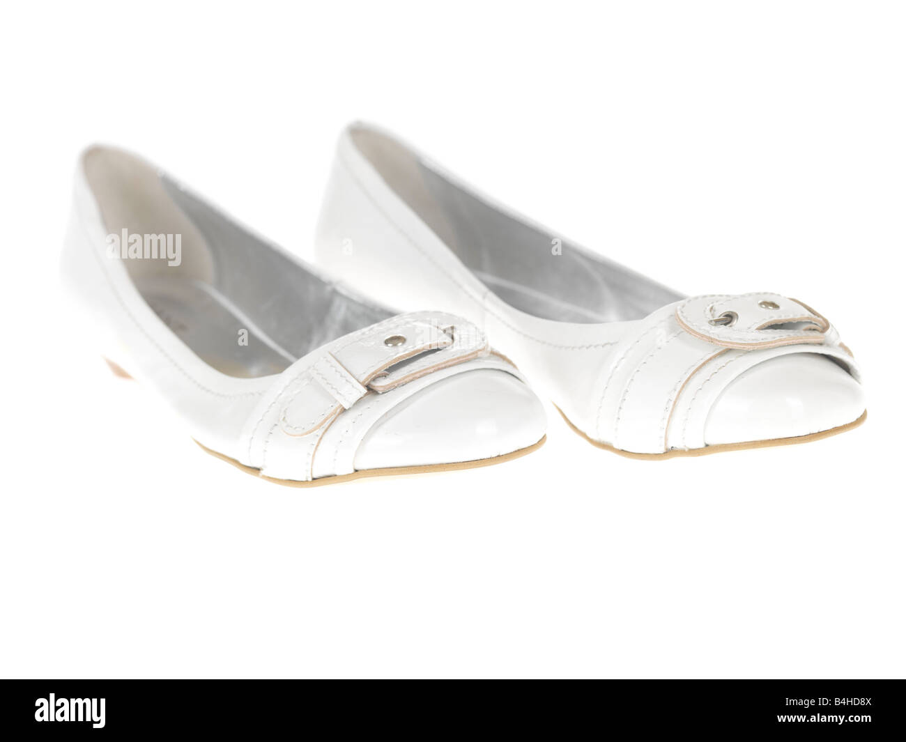 White Pumps Shoes Stock Photo - Alamy