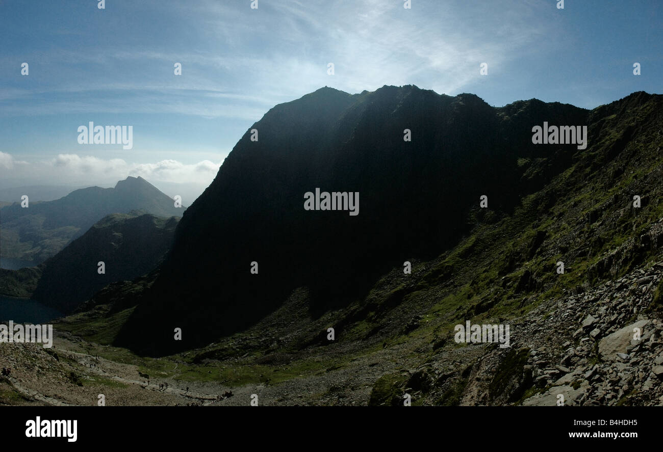 Snowdon from Pyg track 02 Stock Photo - Alamy