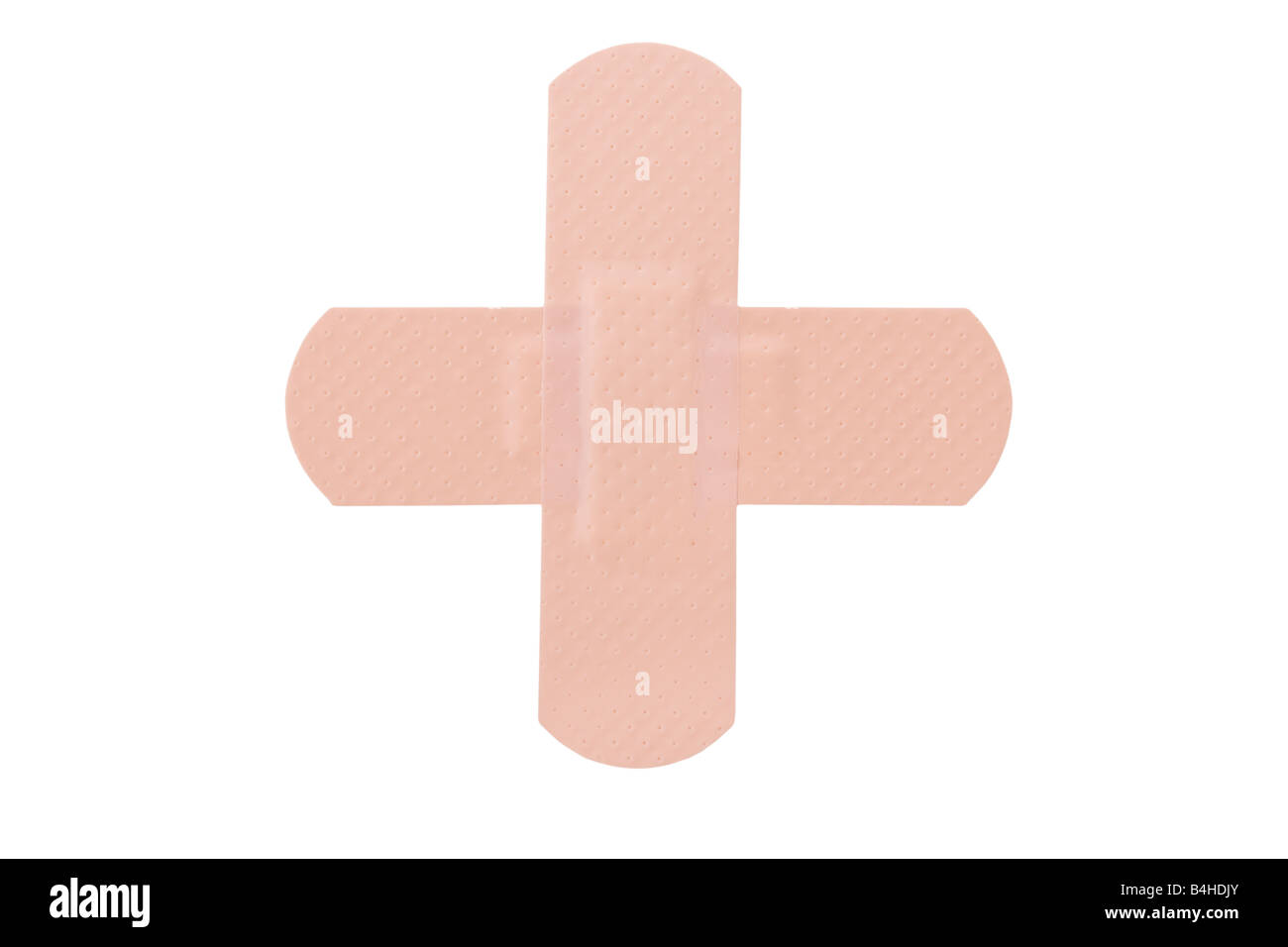 Cross made with bandaids isolated on white Stock Photo - Alamy
