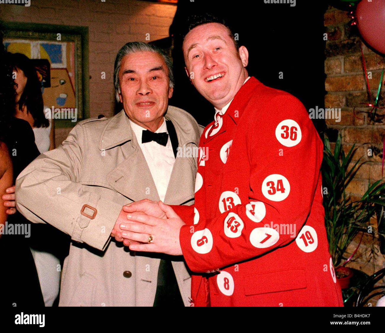 Lenny Lottery meets Bert Kwouk Actor Cator from the Pink Panther films ...