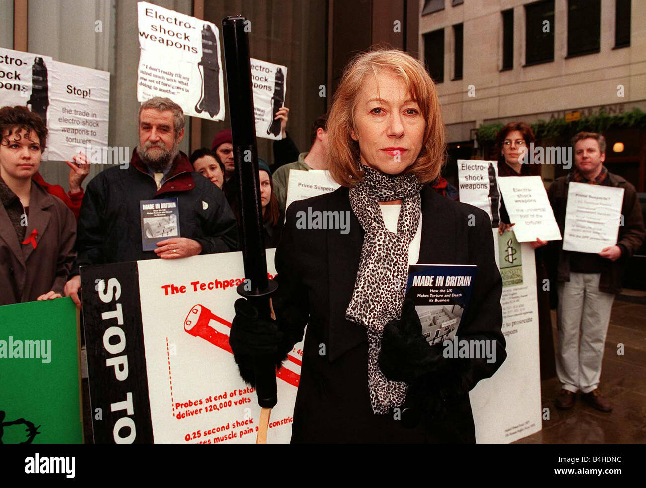 Actress Helen Mirren outside the Director of Public Prosecutions Office ...
