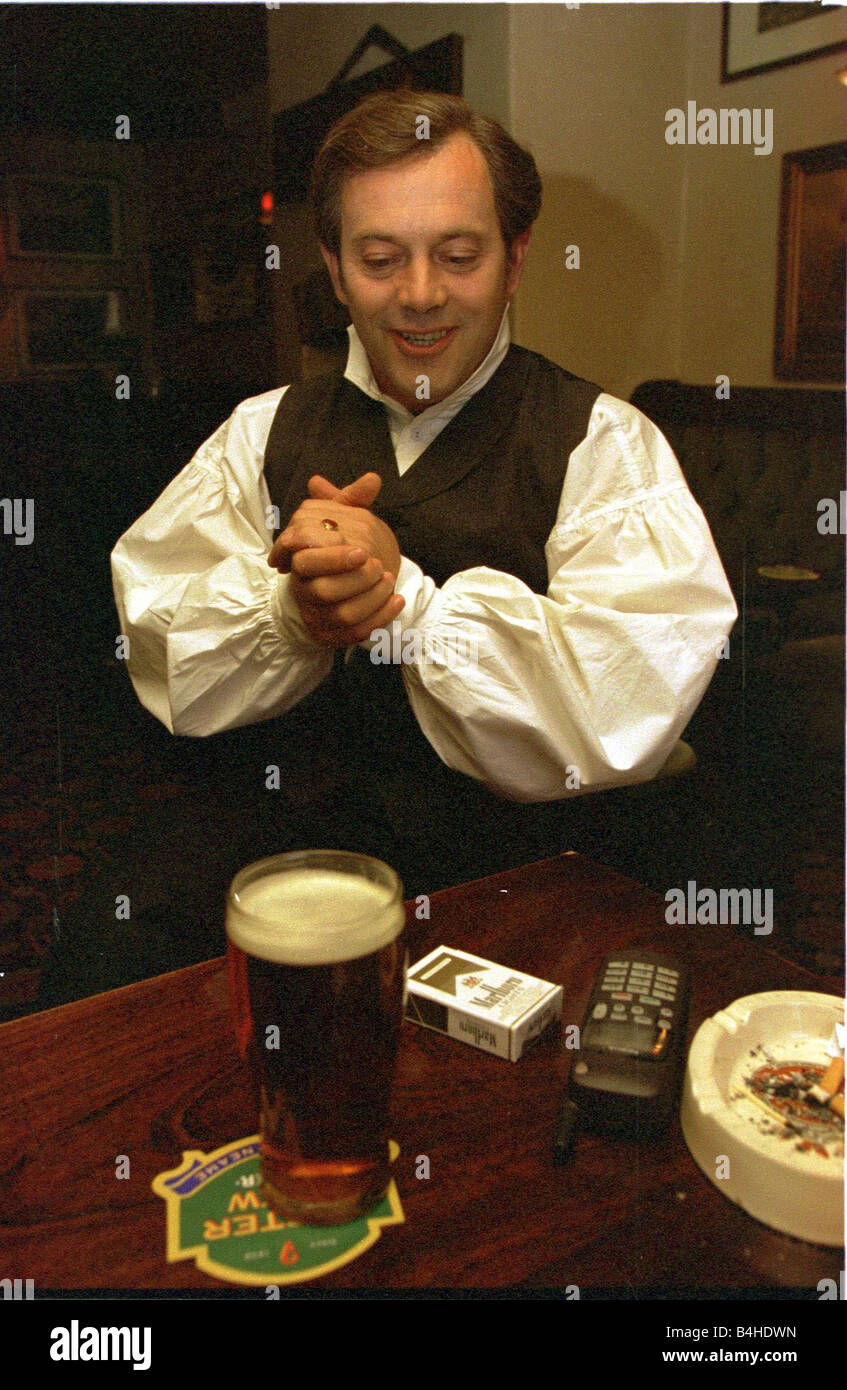 Keith Allen actor films on location near York October 1997 The star of ...