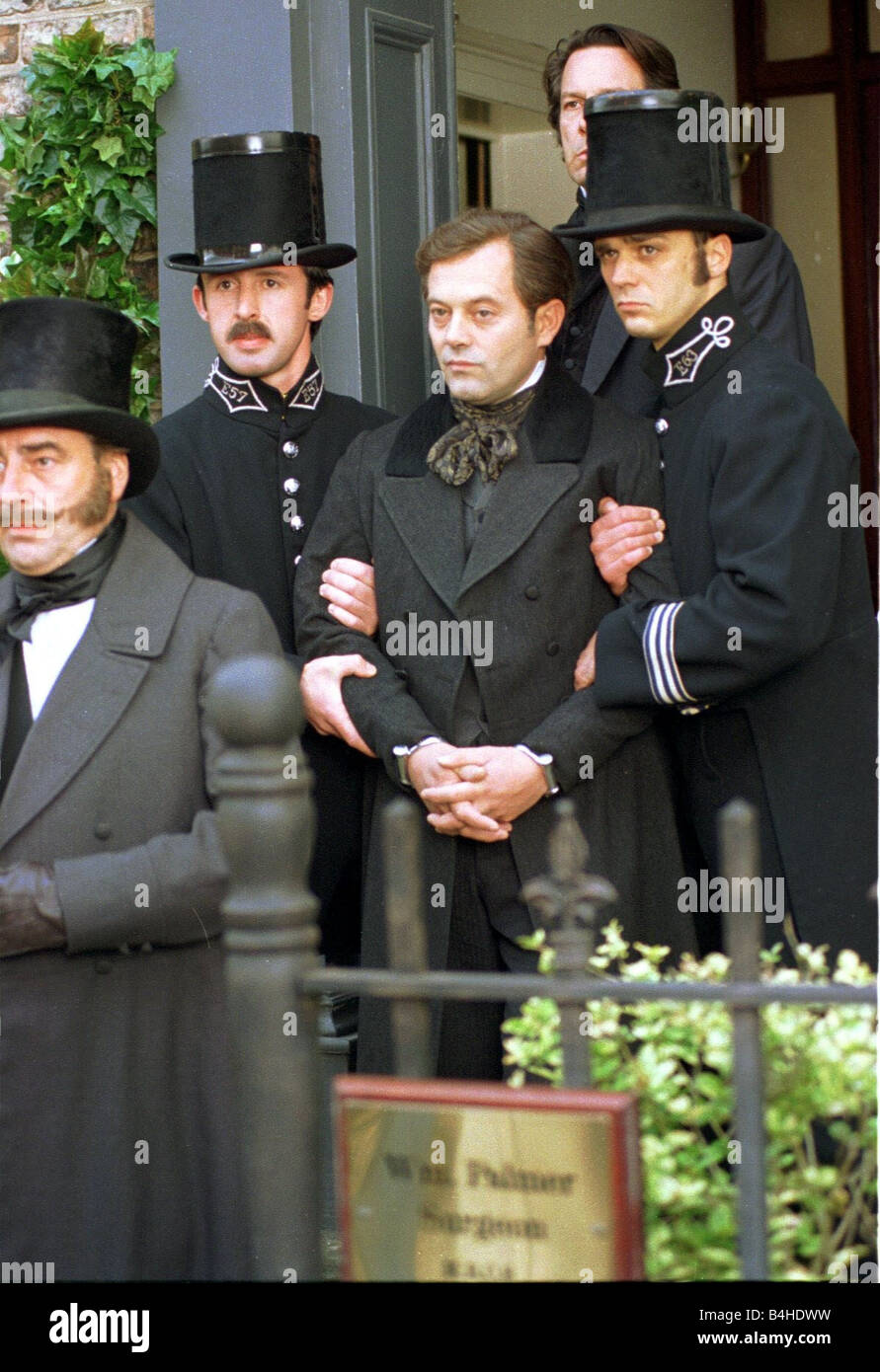 Keith Allen actor films on location near York October 1997 The star of ...