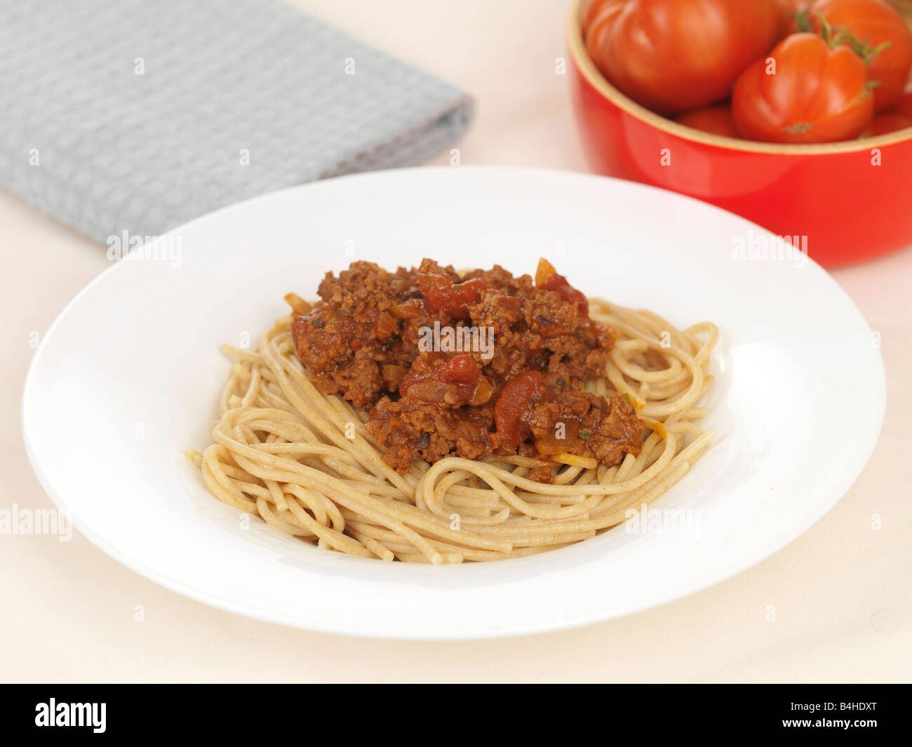 Pasta dinner spaghetti bolognese Cut Out Stock Images & Pictures - Alamy