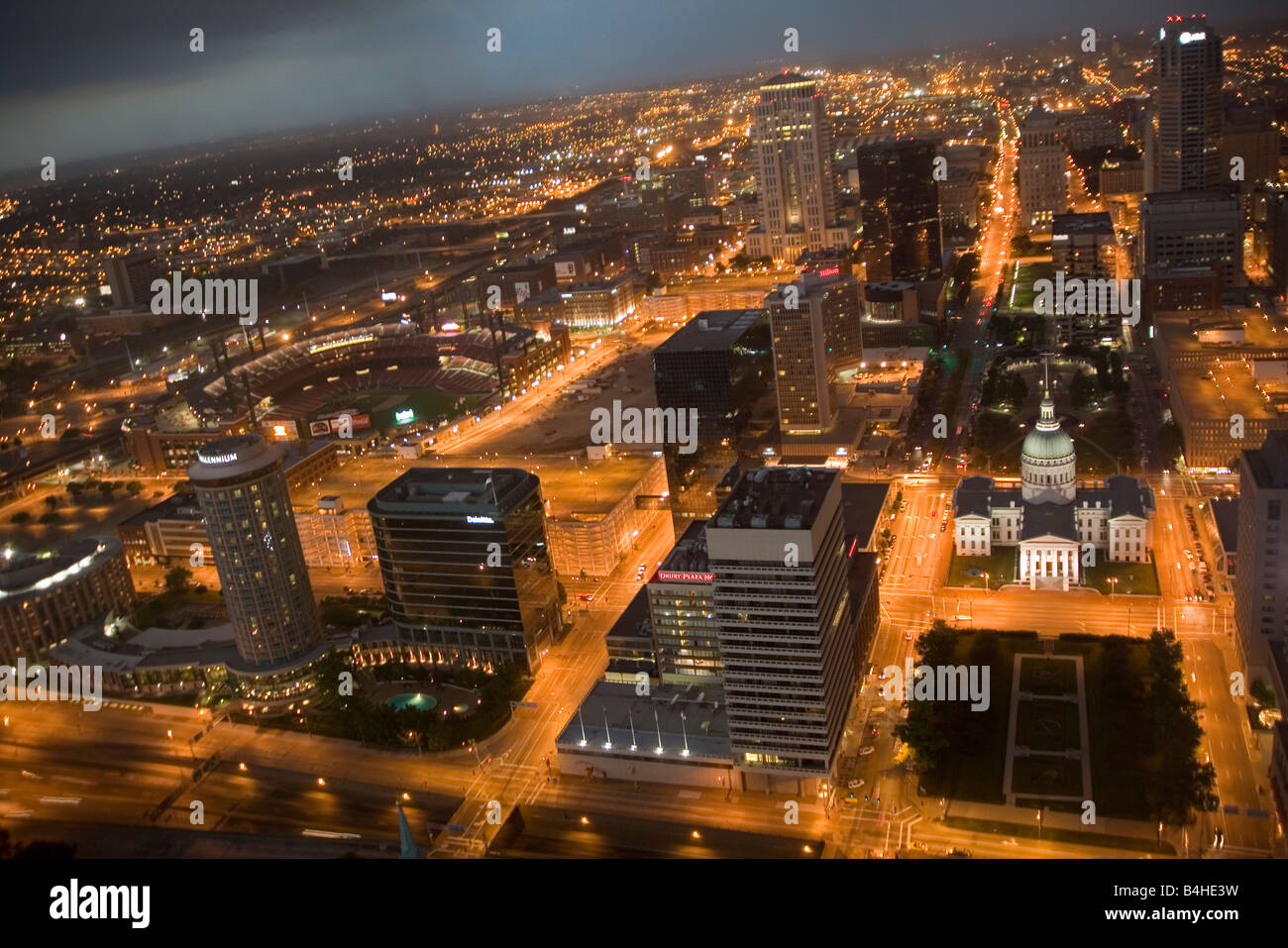 View from Top of Gateway Arch Stock Photo - Alamy