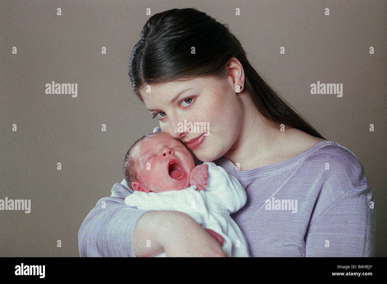 Dawn Alton Actress March 98 Former Coronation Street with her newborn ...