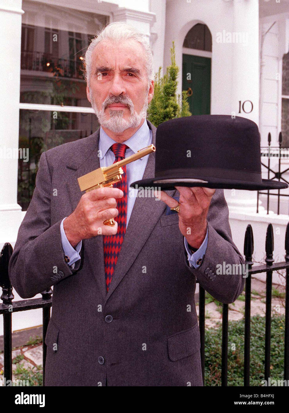 Christopher Lee Actor with James Bond Memrobilia to be auctioned at ...