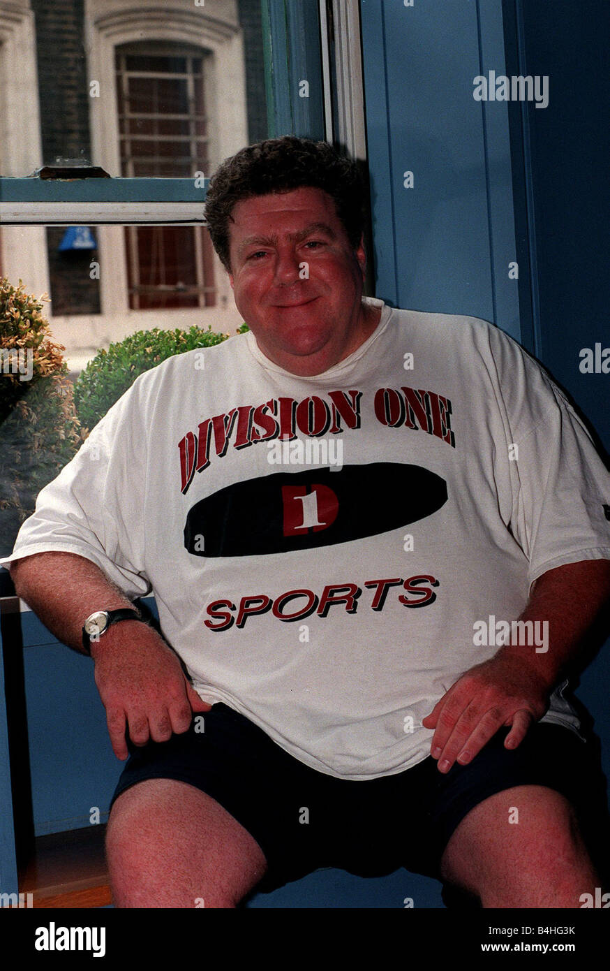 George Wendt Actor August 98 Who starred in Cheers Stock Photo - Alamy