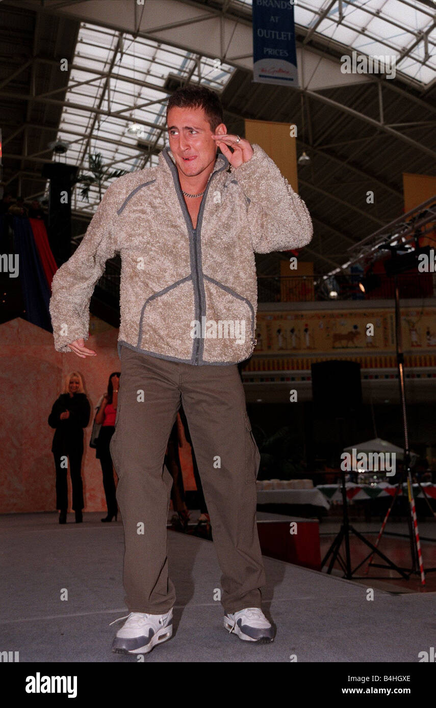 Will Mellor Actor October 98 On catwalk modeling clothes at a fashion ...
