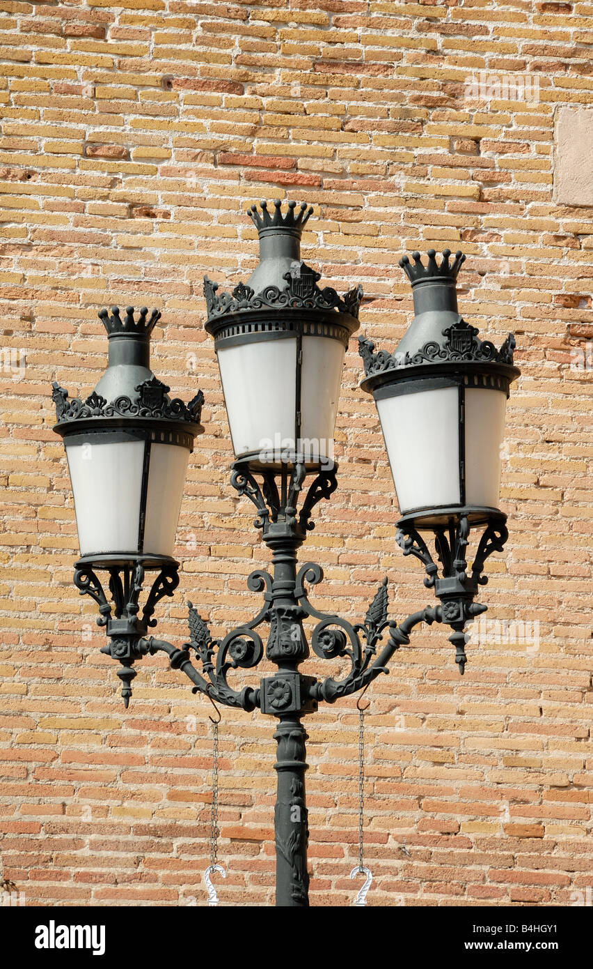 Vintage lantern in Barcelona, Spain Stock Photo - Alamy