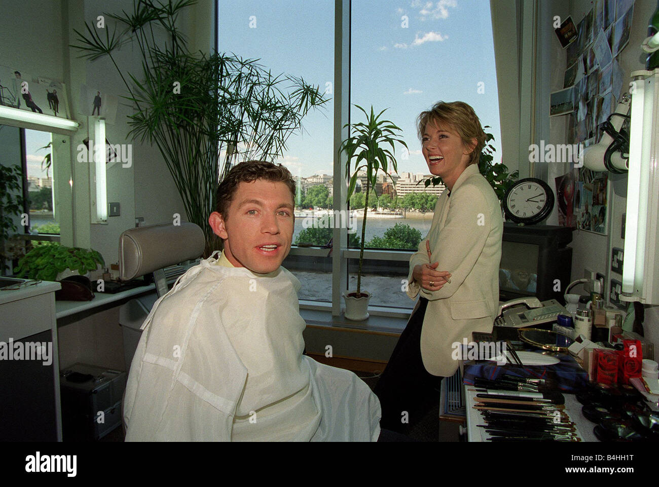Lee Evans Comedian Actor October 98 At the LWT Studio s in London with ...