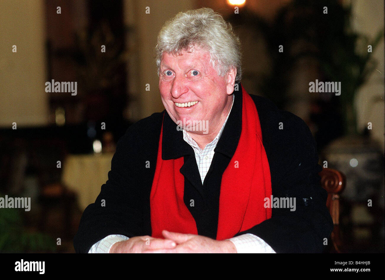 Tom Baker British actor Dec 1998 Stock Photo - Alamy