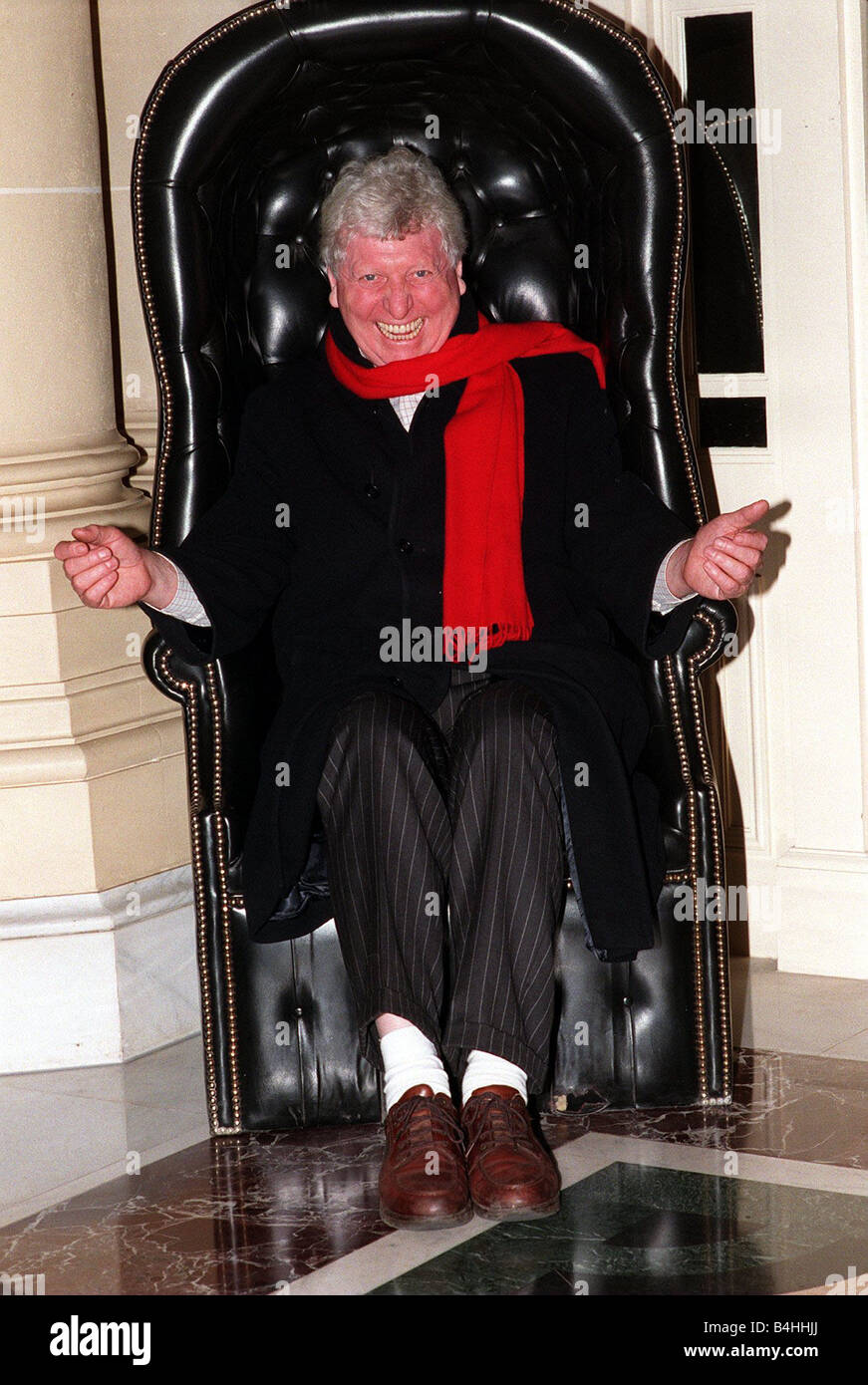 Tom Baker British actor Dec 1998 Stock Photo - Alamy