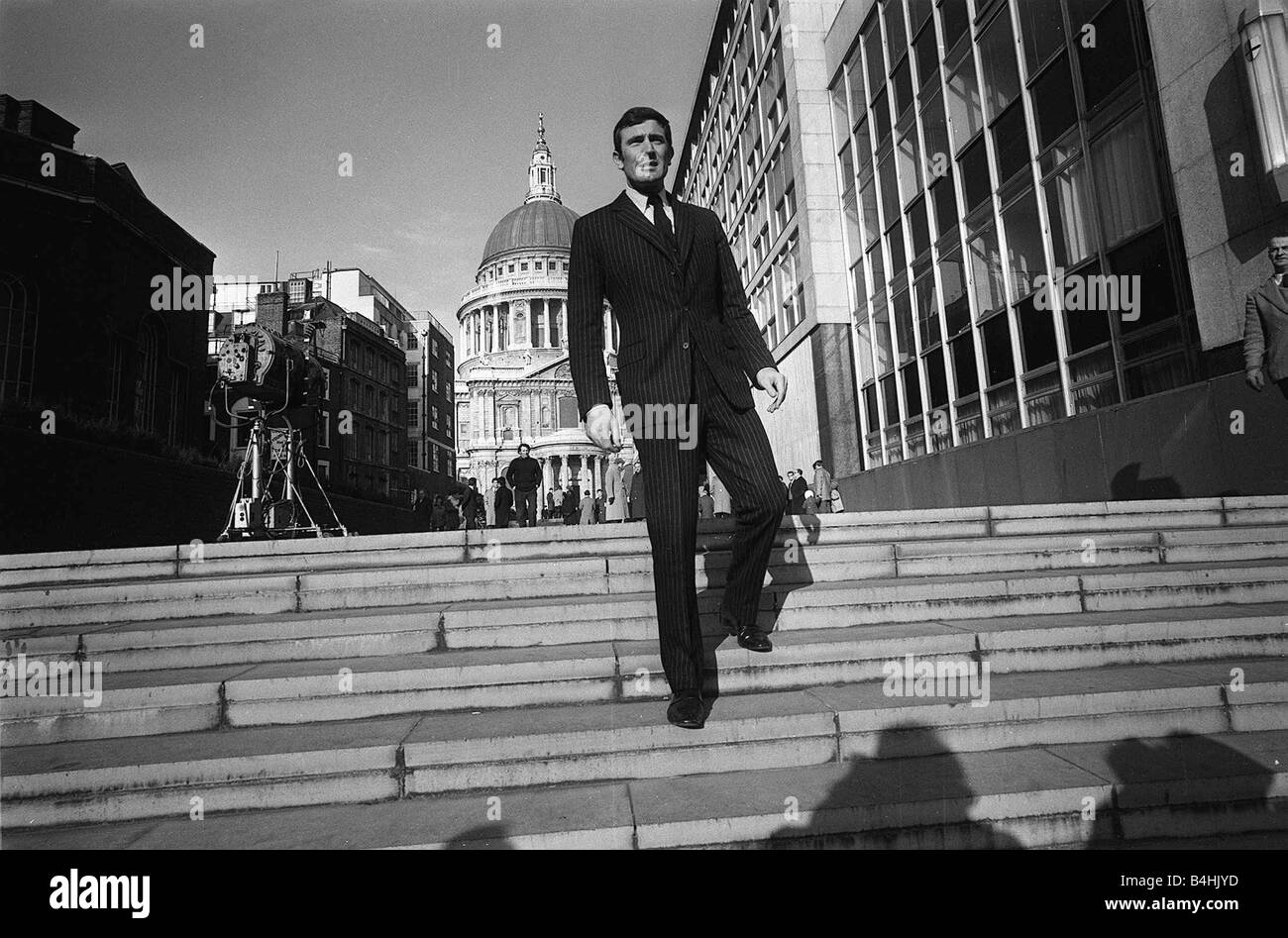 Actor George Lazenby who played James Bond 007 in the film On Her ...