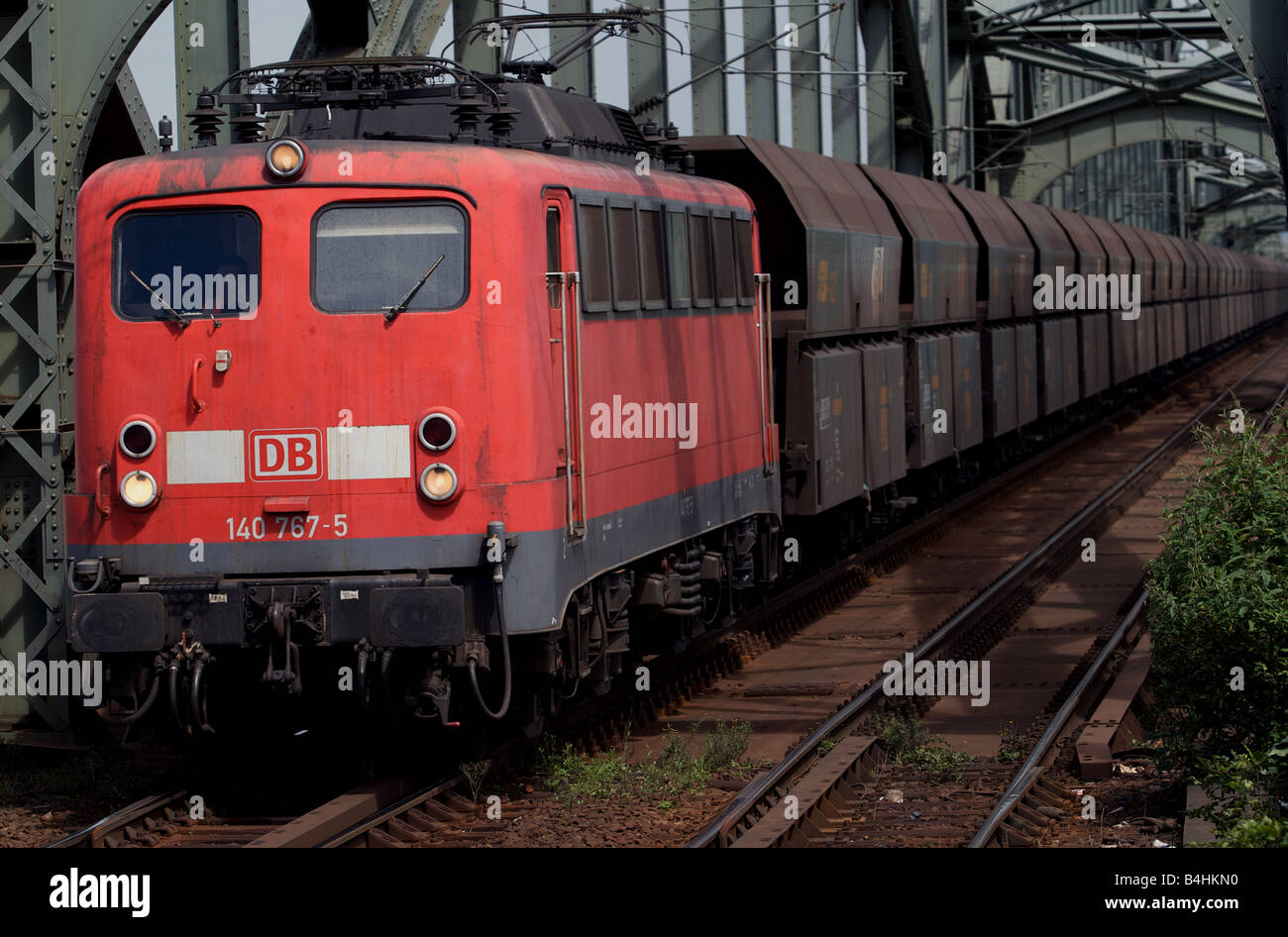 German railways freight wagons hi-res stock photography and images - Alamy