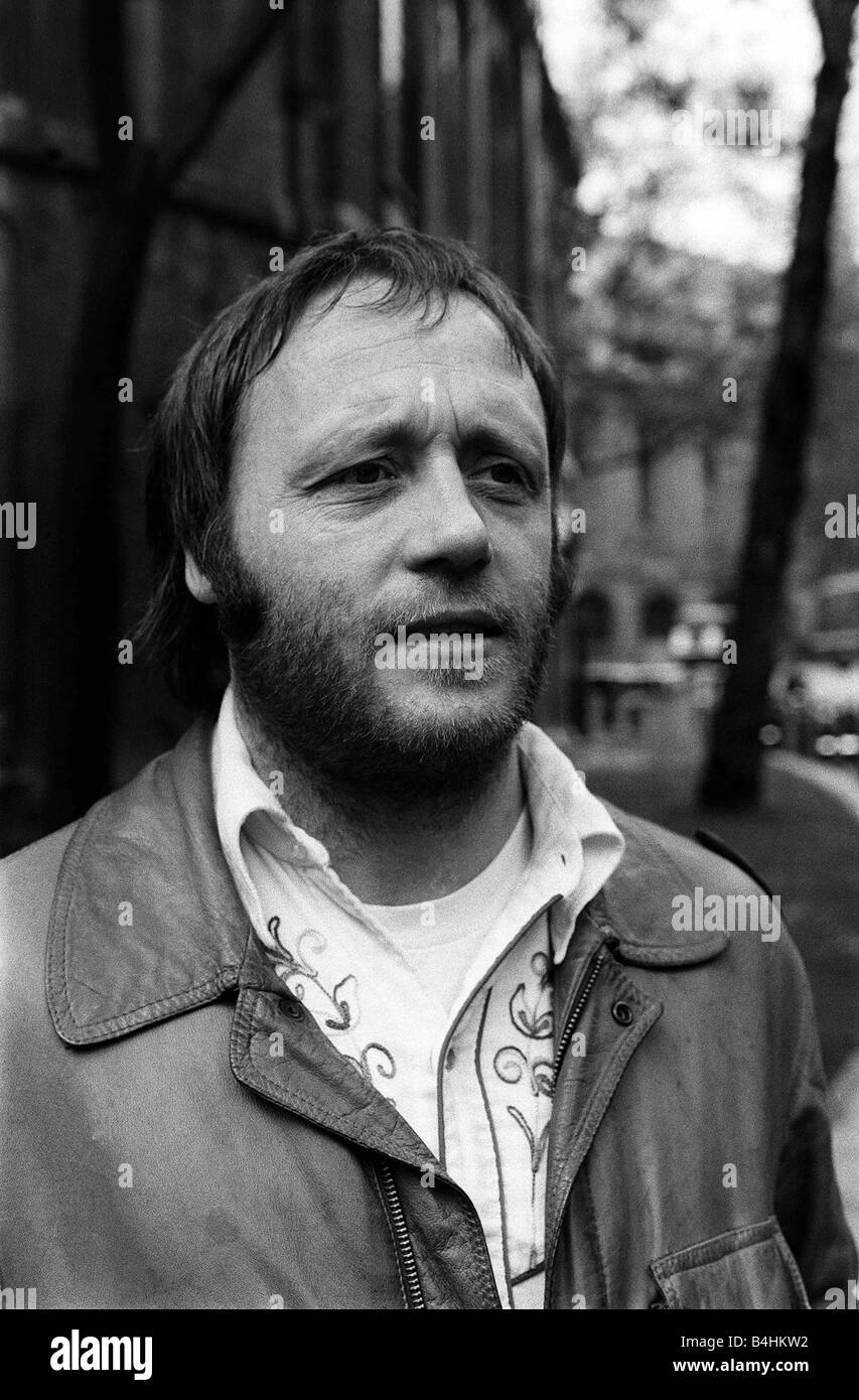 John Bindon May 1981 Stock Photo - Alamy