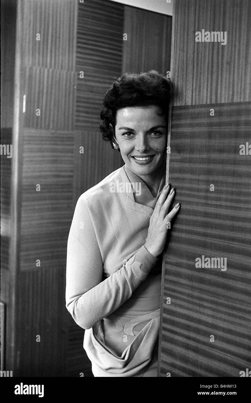 Jane Russell American Film actress September 1959 Stock Photo - Alamy