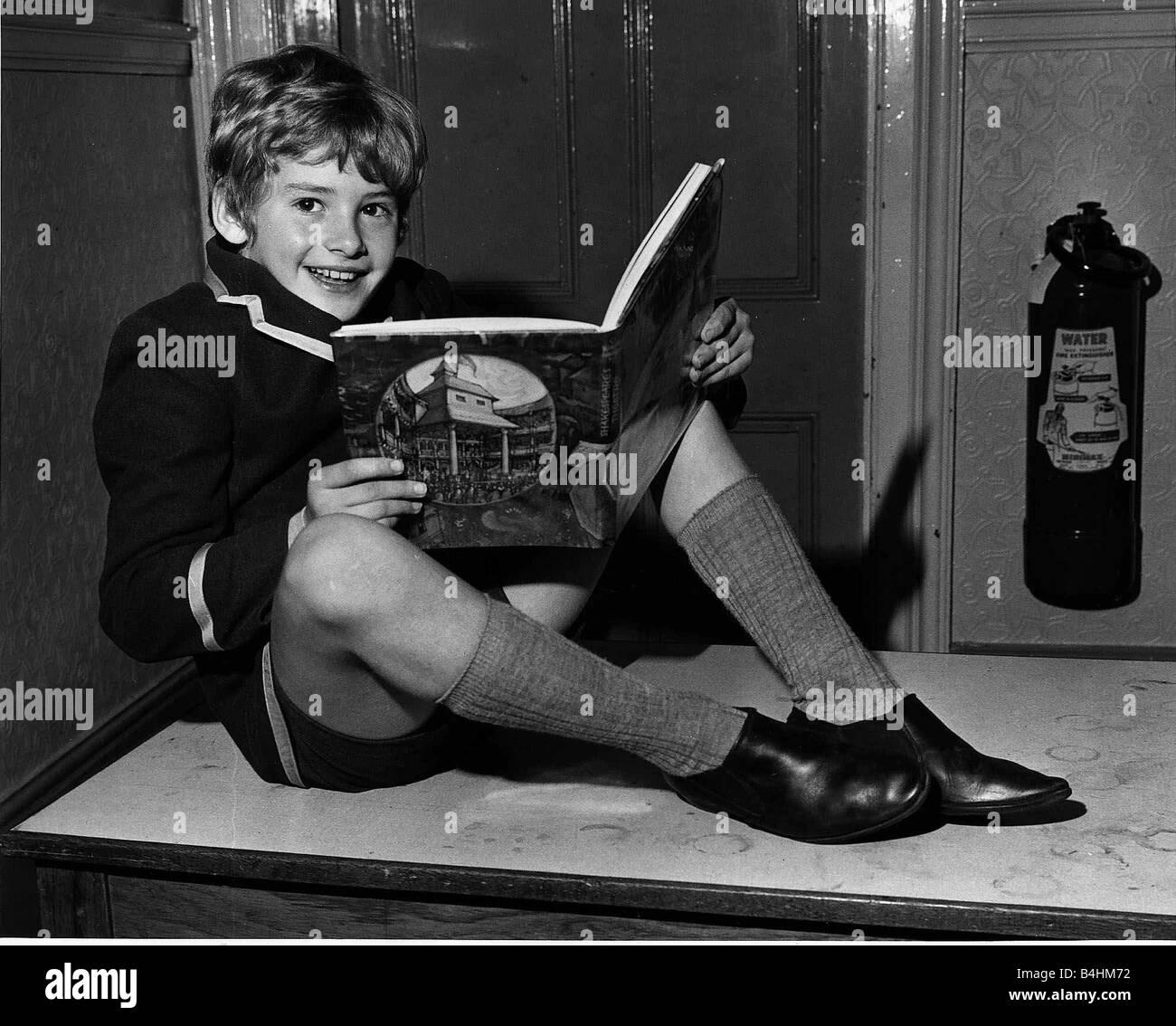 Mark Lester boy child actor November 1967 Stock Photo - Alamy