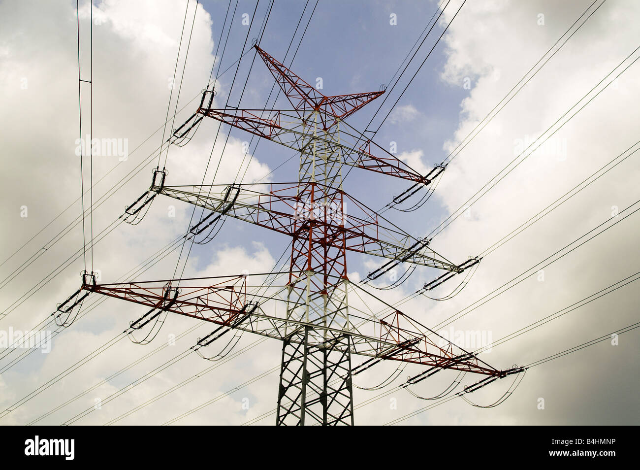 Pylon, Power lines Stock Photo - Alamy