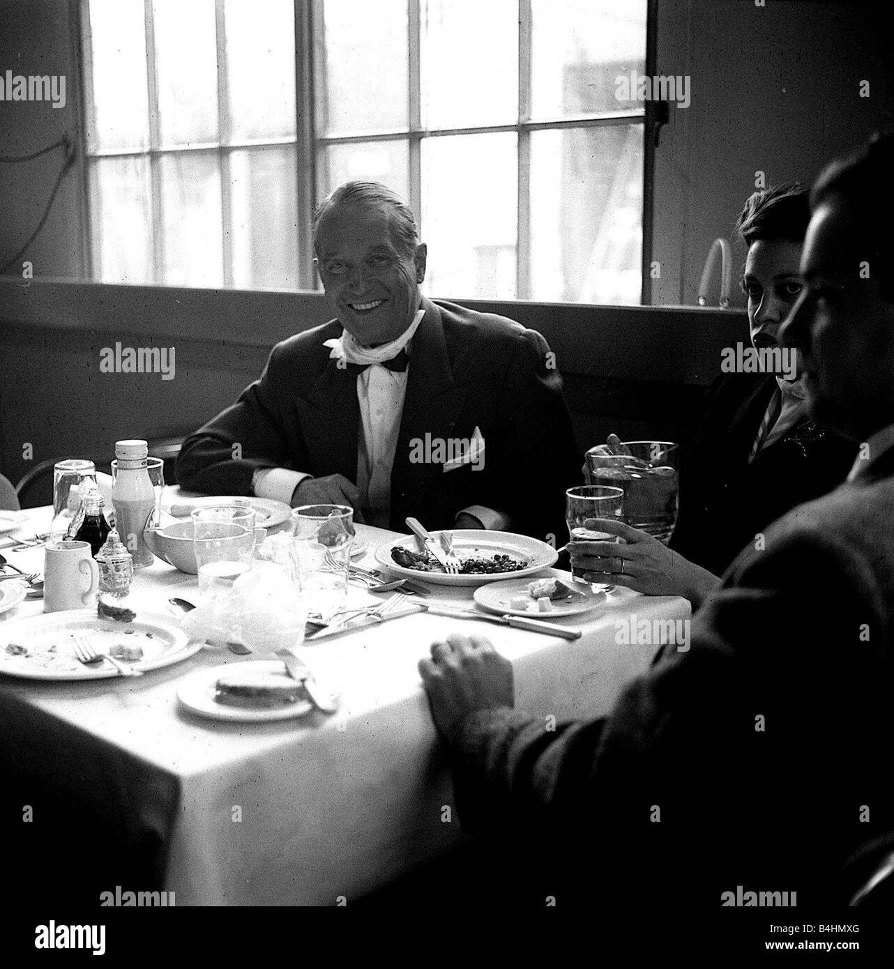 Maurice Chevalier Actor June 1956 filming at Shepperton for an American ...