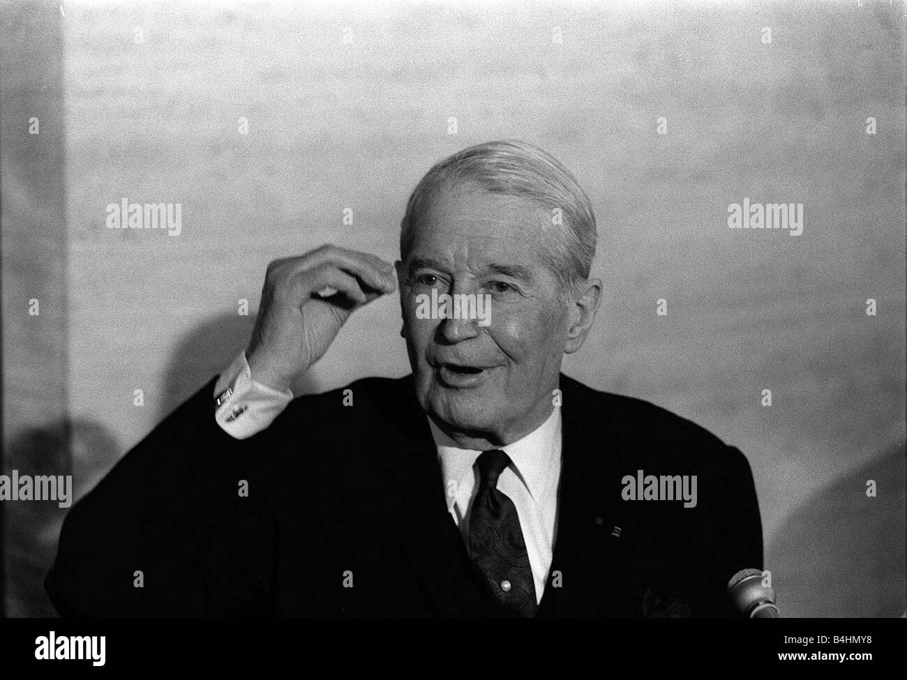 Maurice Chevalier Actor Feb 1968 at a Press Conference at the Lincoln ...