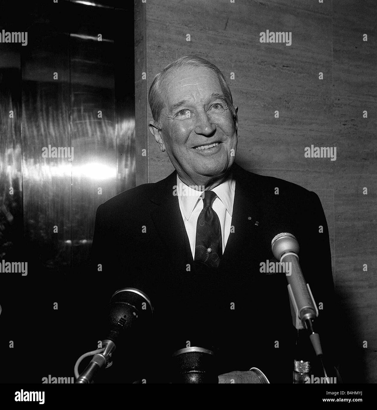 Maurice Chevalier Actor Feb 1968 at a Press Conference at the Lincoln ...