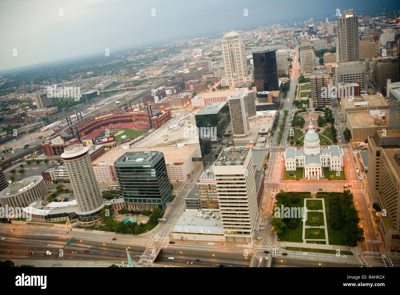 View from Top of Gateway Arch Stock Photo - Alamy