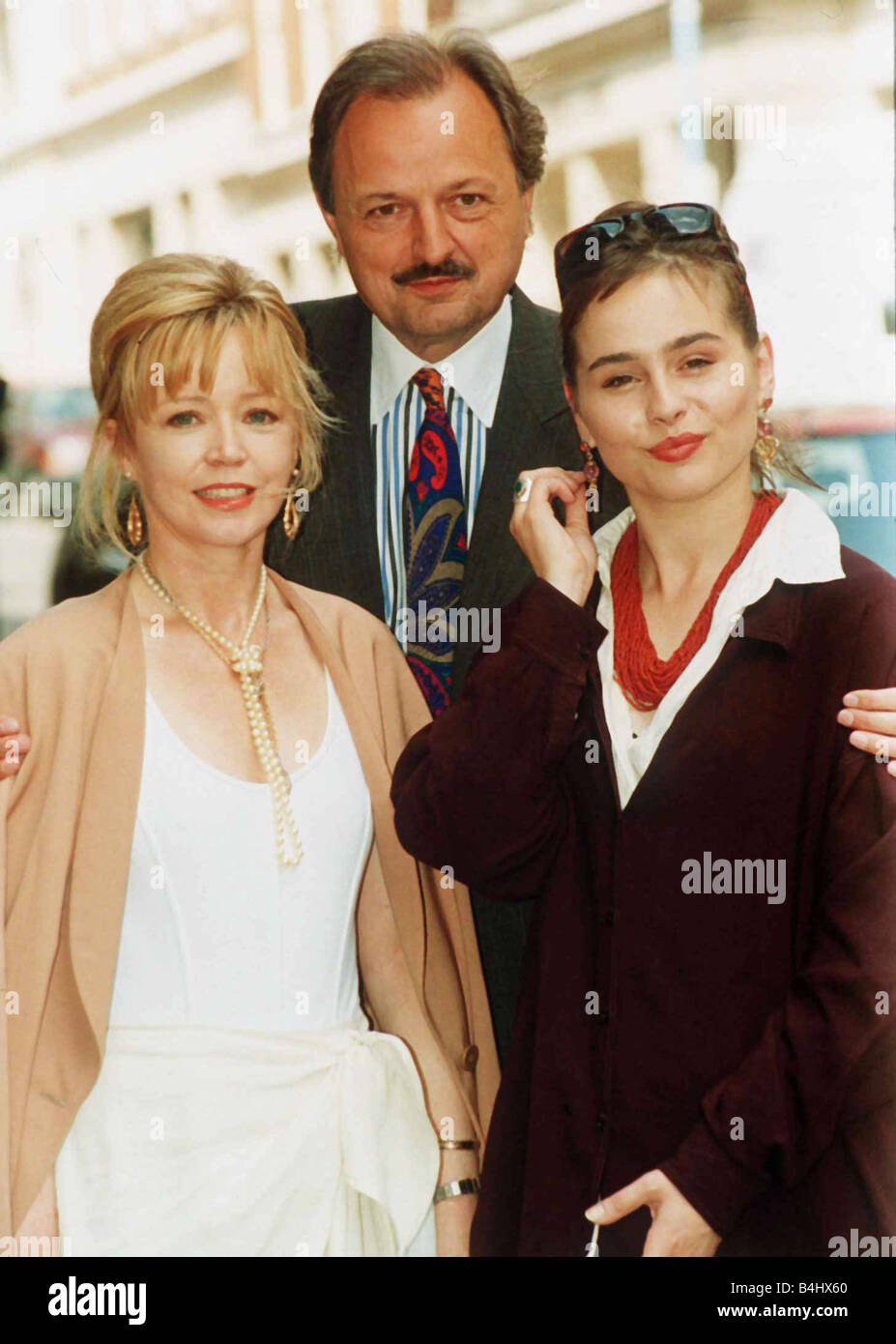 Tara Fitzgerald with Peter Bowles and Angharad Rees 1992 Stock Photo ...
