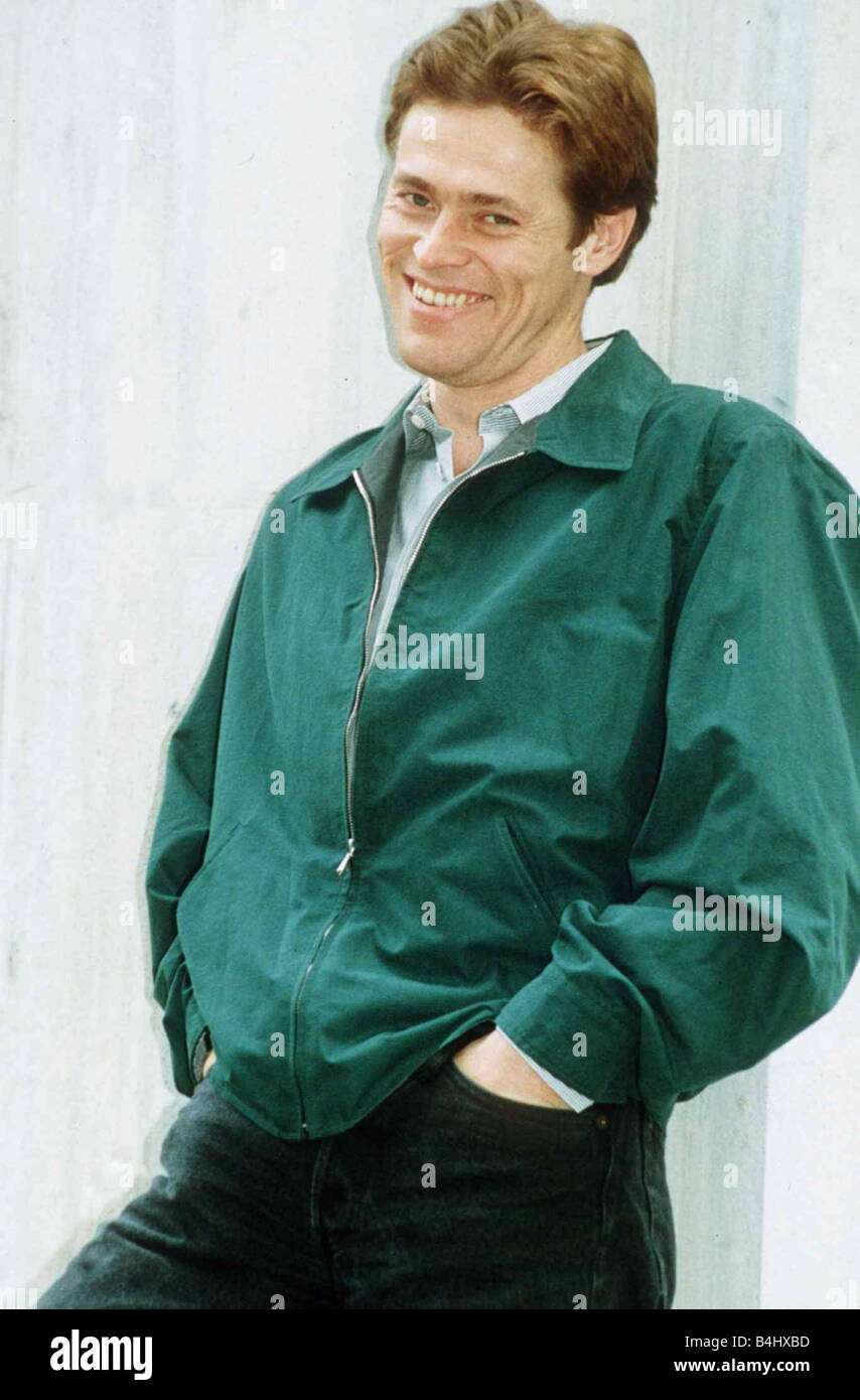 Willem Dafoe American actor 1990 Stock Photo - Alamy